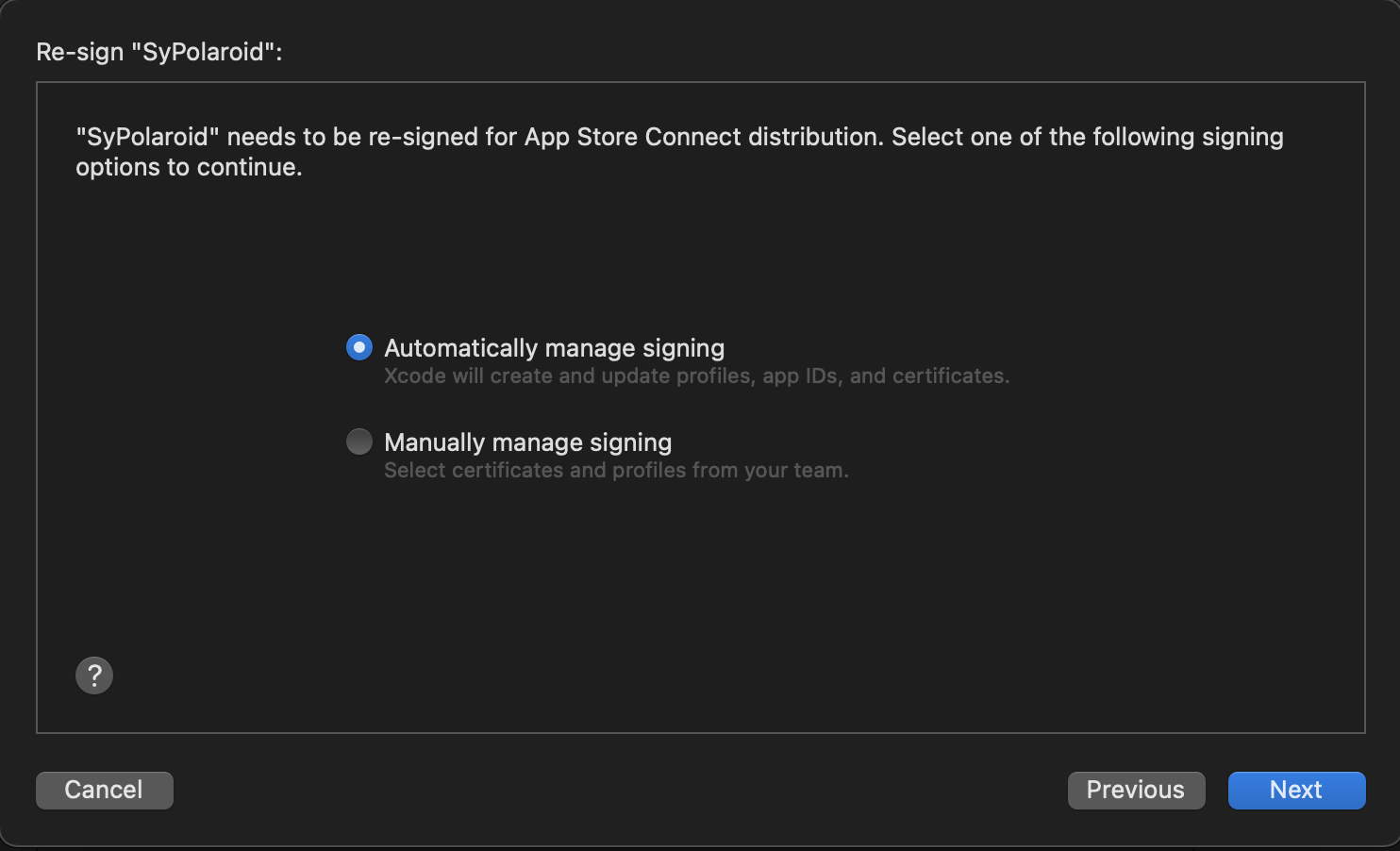 Xcode Archive 